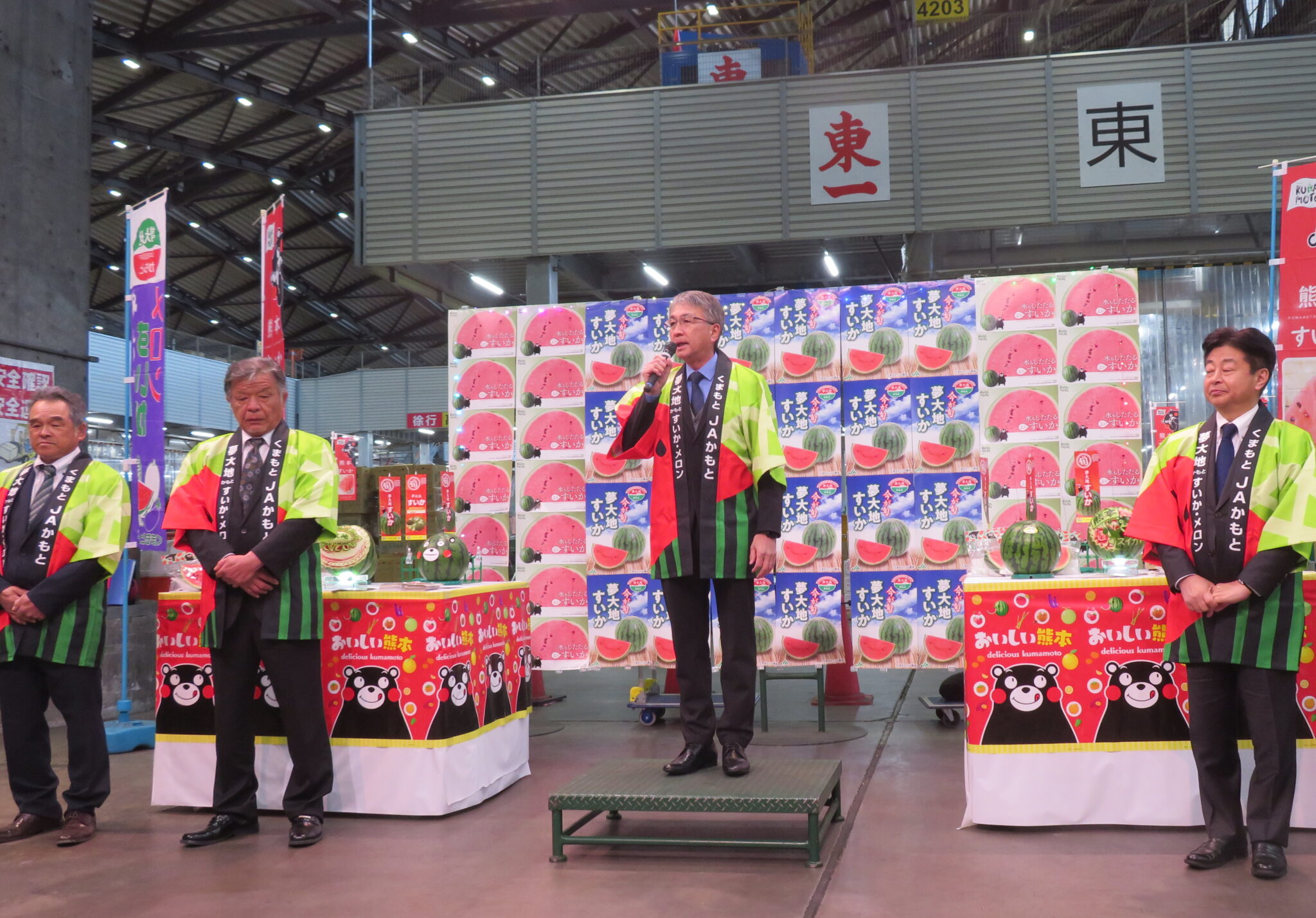 東京･大阪でトップセールス ｢夢大地かもと｣スイカをPR JA鹿本 | 新着情報一覧 | JAグループ熊本